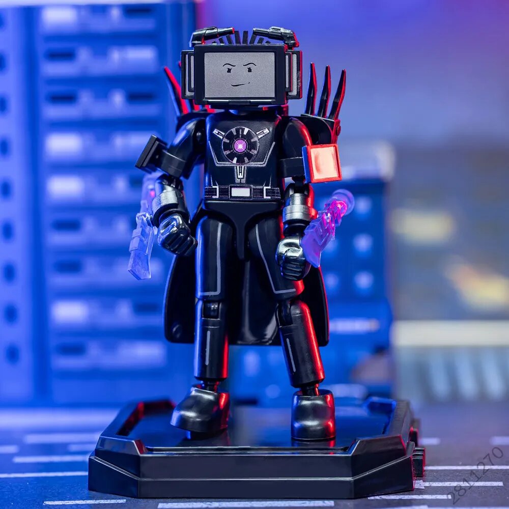 Конструктор Robot Warrior с оружием из пластика, развивающий для мальчиков, тематика роботы, цвет черный — фото 1