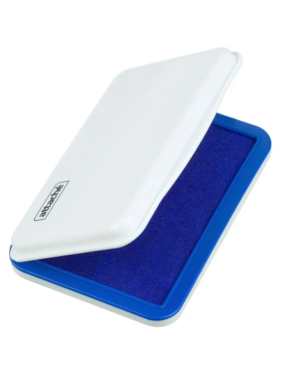 Удобная синяя штемпельная подушка для печати