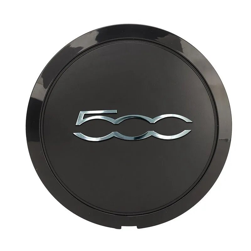 Колпак ступицы колеса Fiat 500 (2007-2023) 133мм черный ABS заглушка ступицы