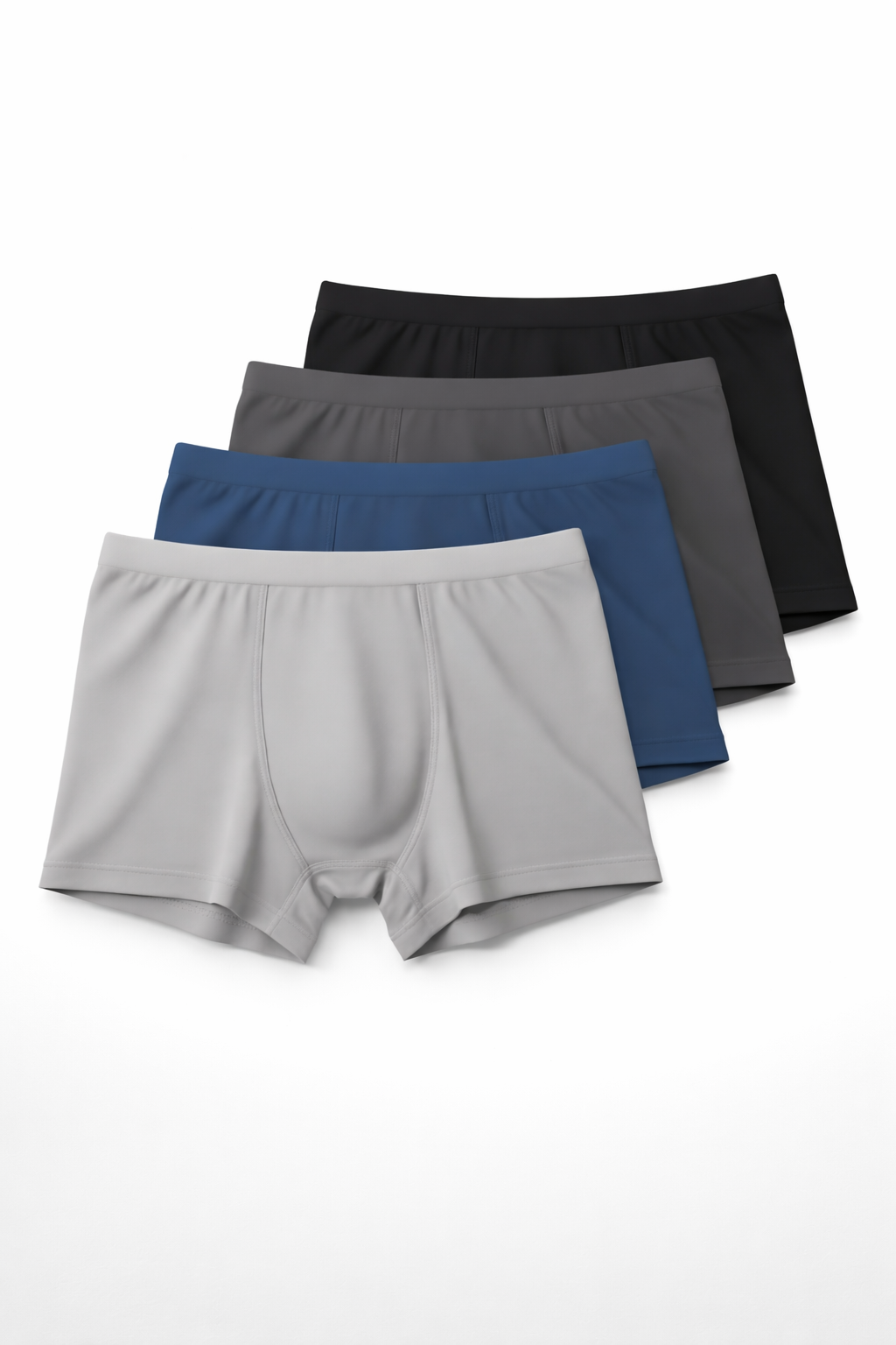 Трусы  комплект из хлопка, набор боксеров 4 штуки, комплект