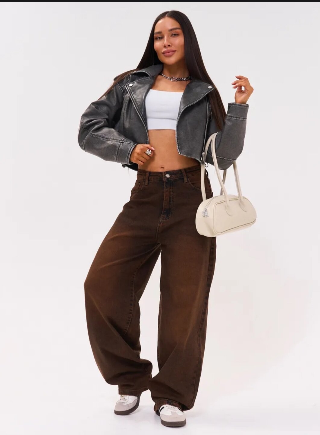 Джинсы багги