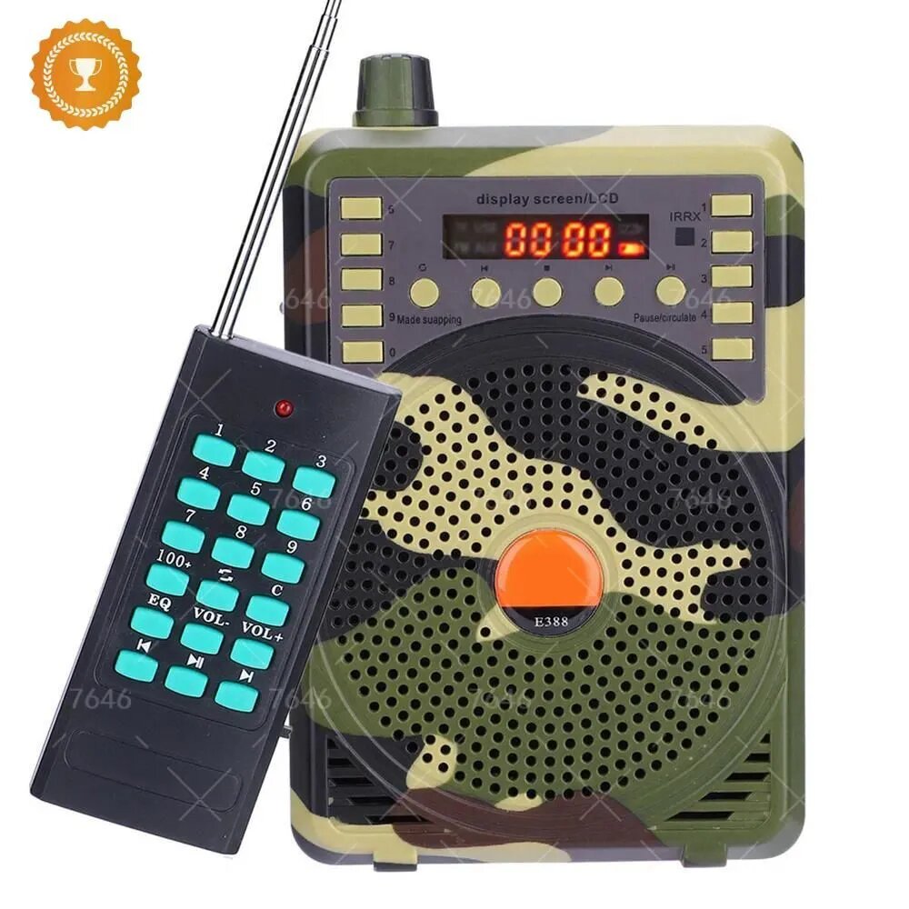 GM Портативный электронный птичий манок с MP3 и пультом для охоты