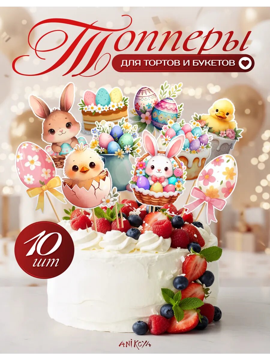 Топперы на торт Пасха