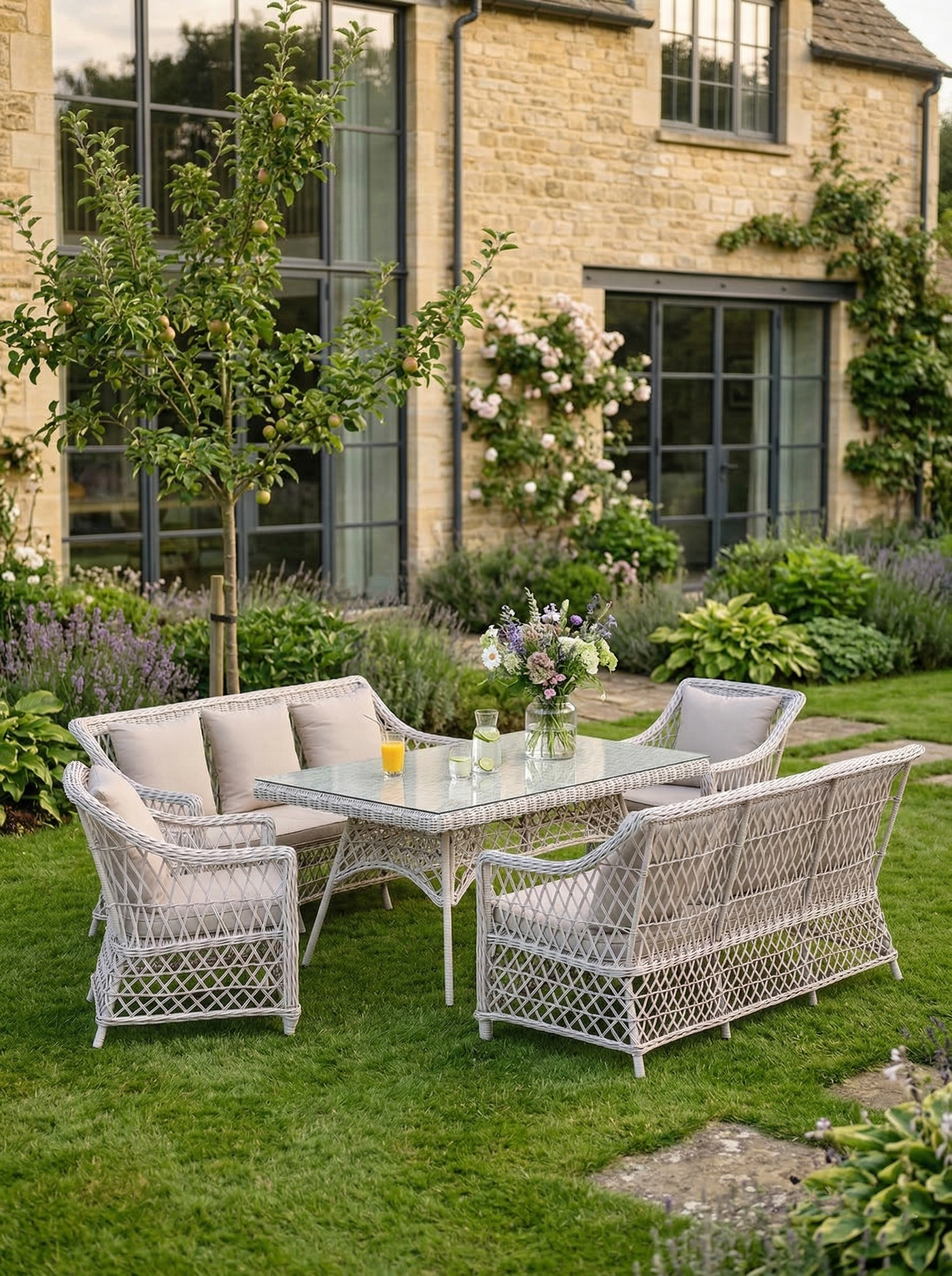 Комплект мебели из искусственного ротанга Пикник-8 Софа (Picnic-8 Sofa), серый