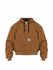 Куртка Carhartt WIP Hooded zip jacket, размер S, коричневый