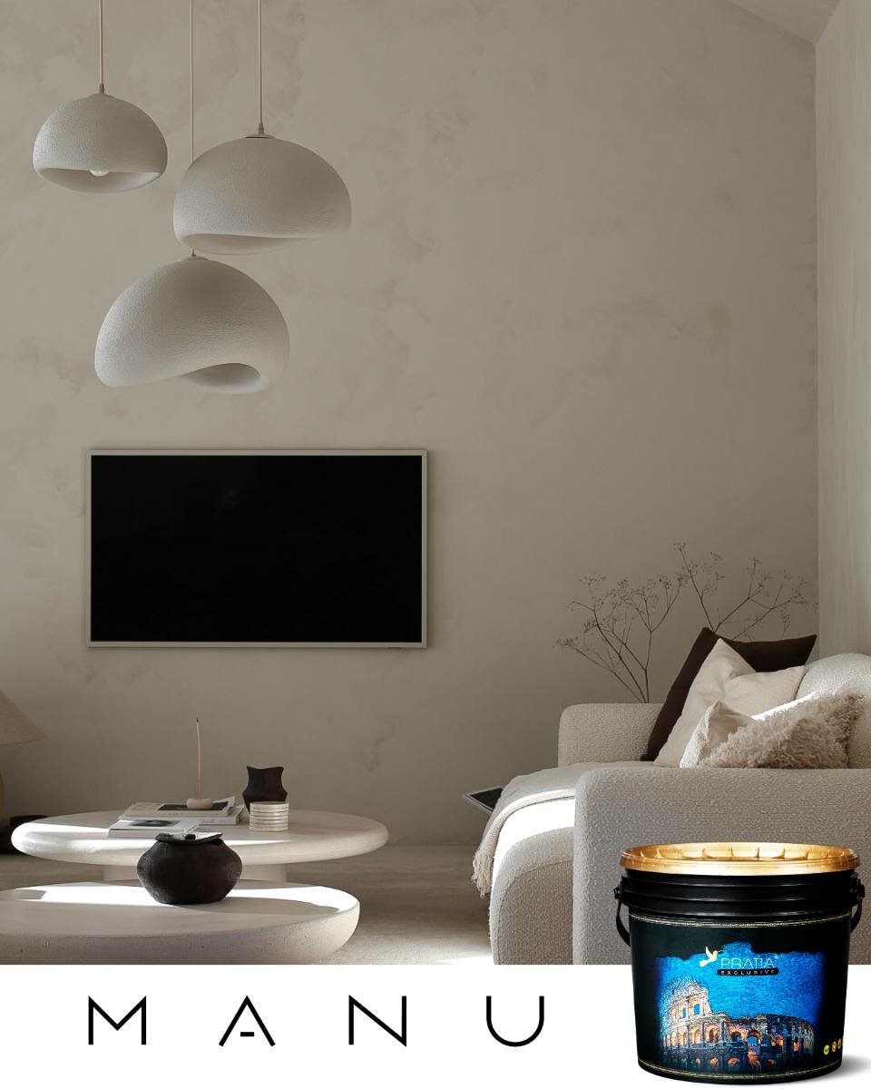 Декоративное покрытие PRATTA EXCLUSIVE "MANU" Декоративная краска с эффектом замши 4 л.