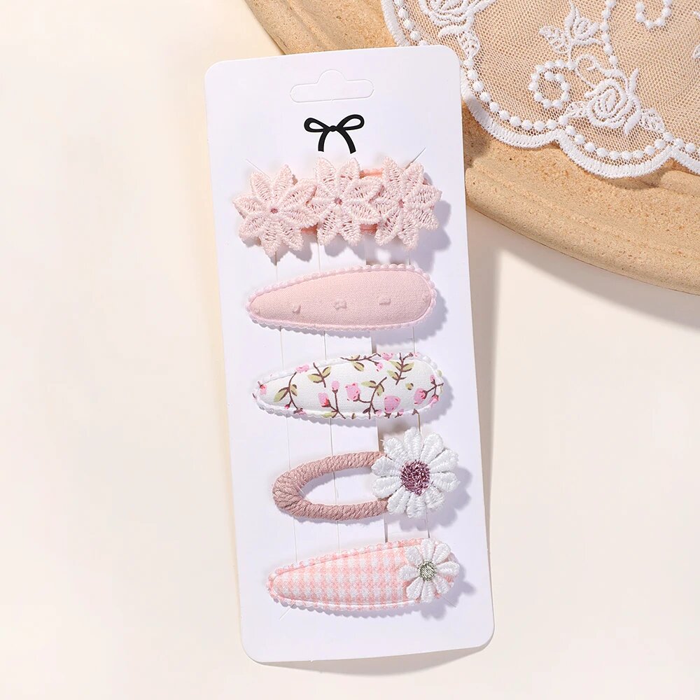 5 шт, милые заколки для волос KIDS BOWS 4462-24