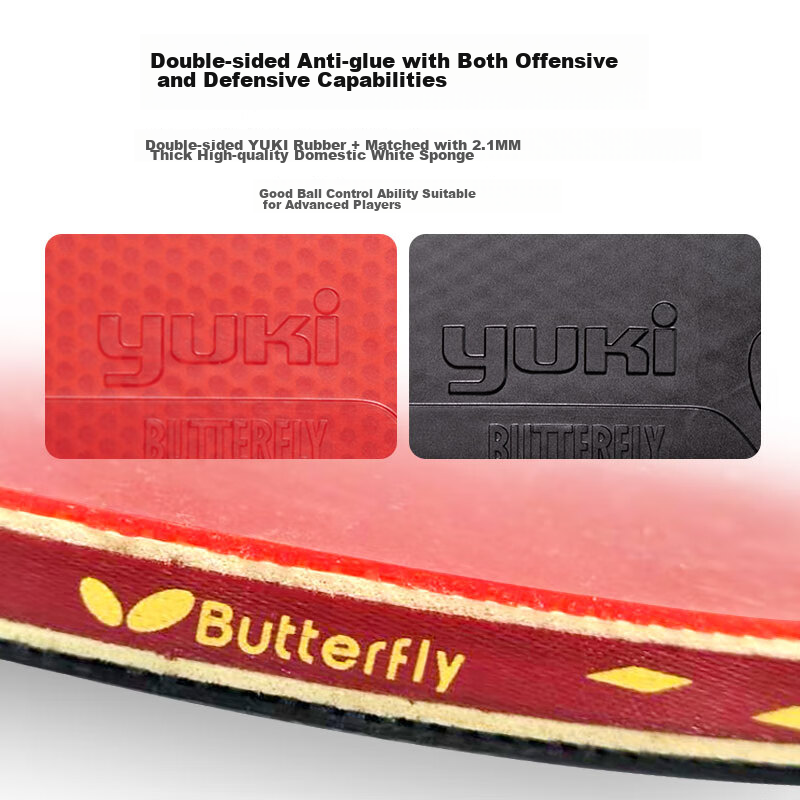 BUTTERFLY Таблица тенниса 4-звездочный прямой хват двусторонняя резина 5-слойная ламинат 401 с мягкой сумкой