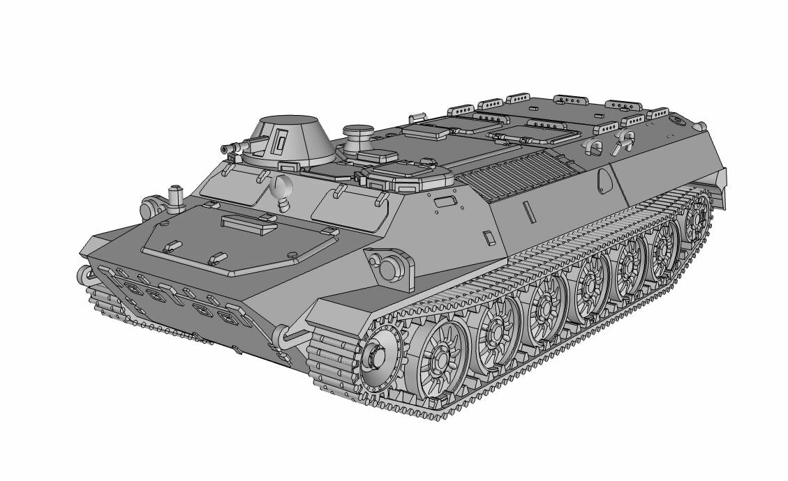 MT-LB. МТ-ЛБ. Масштабная модель 1:72.