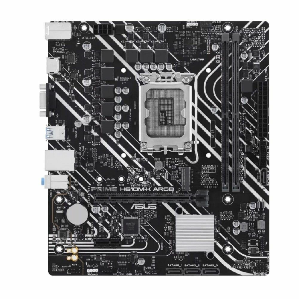 ASUS Материнская плата PRIME H610M - K ARGB LGA 1700 2хDDR V 1хM.2