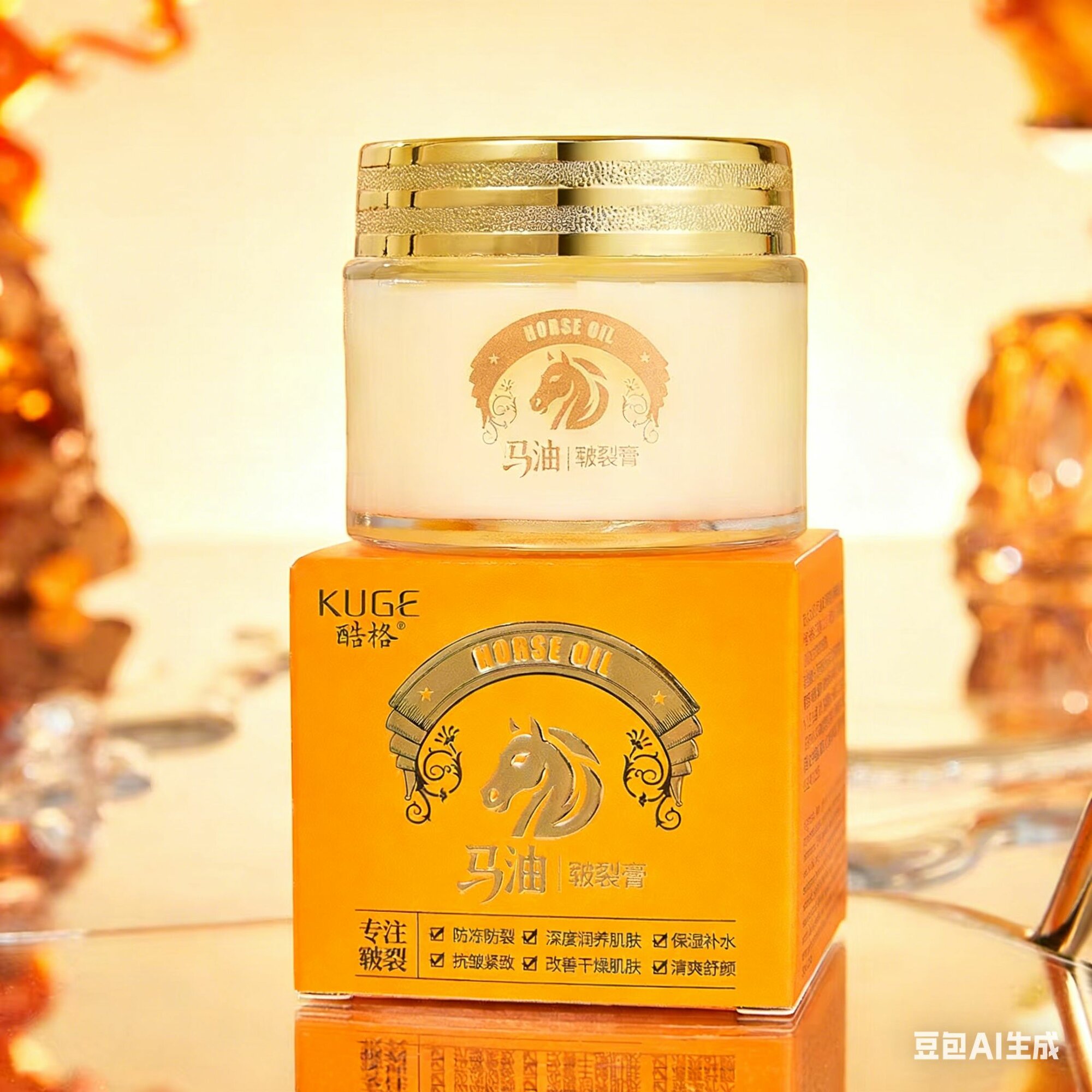 Крем для лица с лошадиным маслом