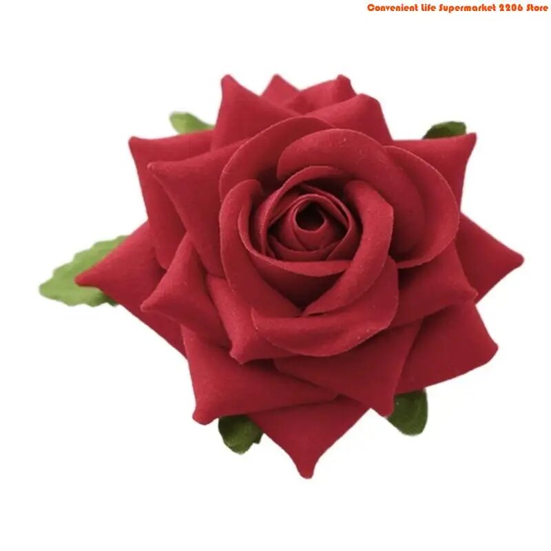 Заколка для волос с розой LILIDONGHUABEST Red