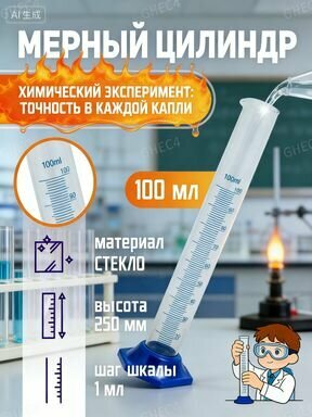 Емкость мерная, 100 мл, 1 шт