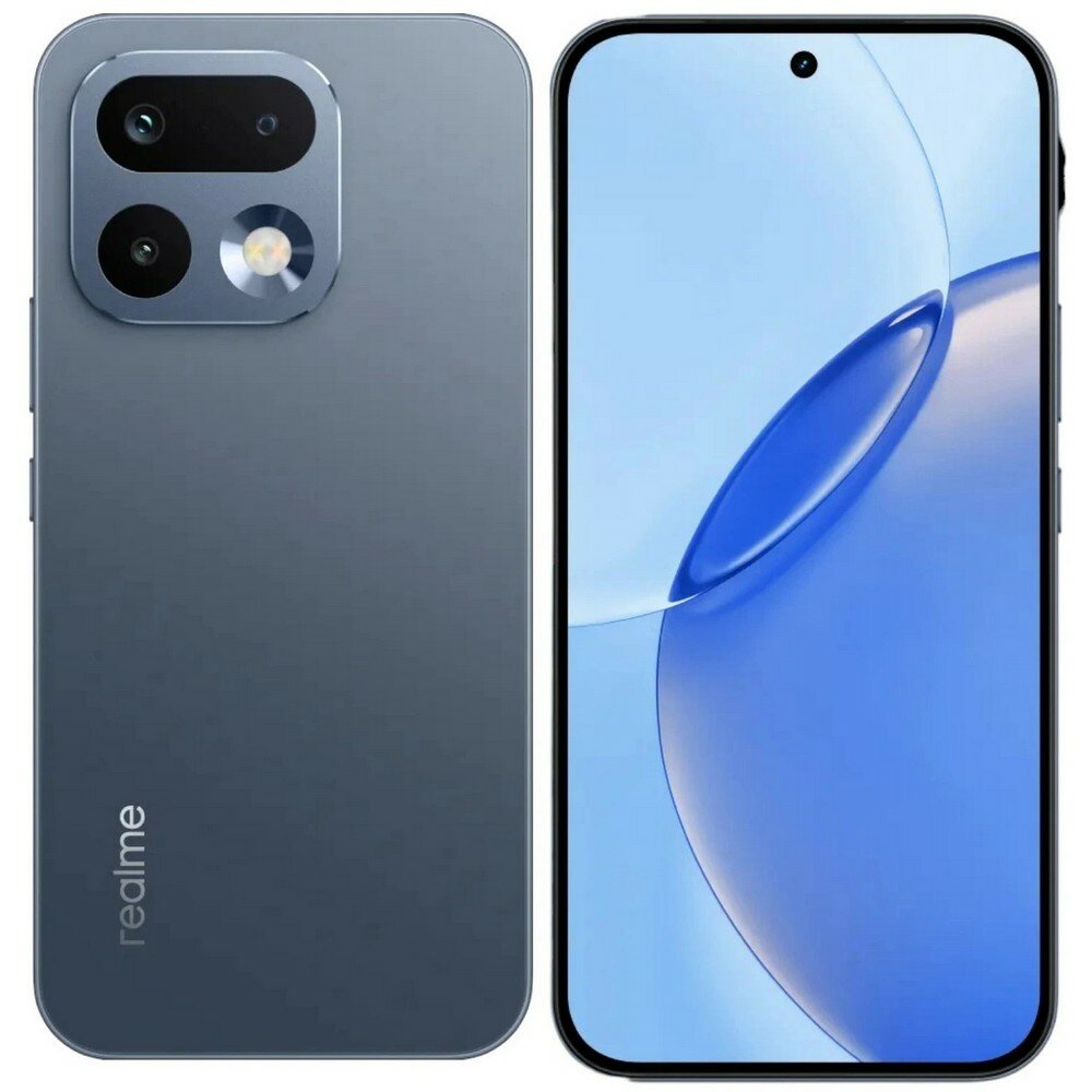 Смартфон Realme 16 Pro 5G, 12/512 ГБ, 7000 мАч, 6.8" AMOLED, серый