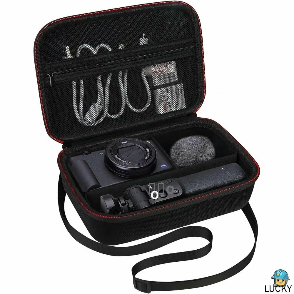 Жесткий корпус для путешествий совместим с цифровой камерой Sony ZV-1F / ZV-1 / ZV-1 II