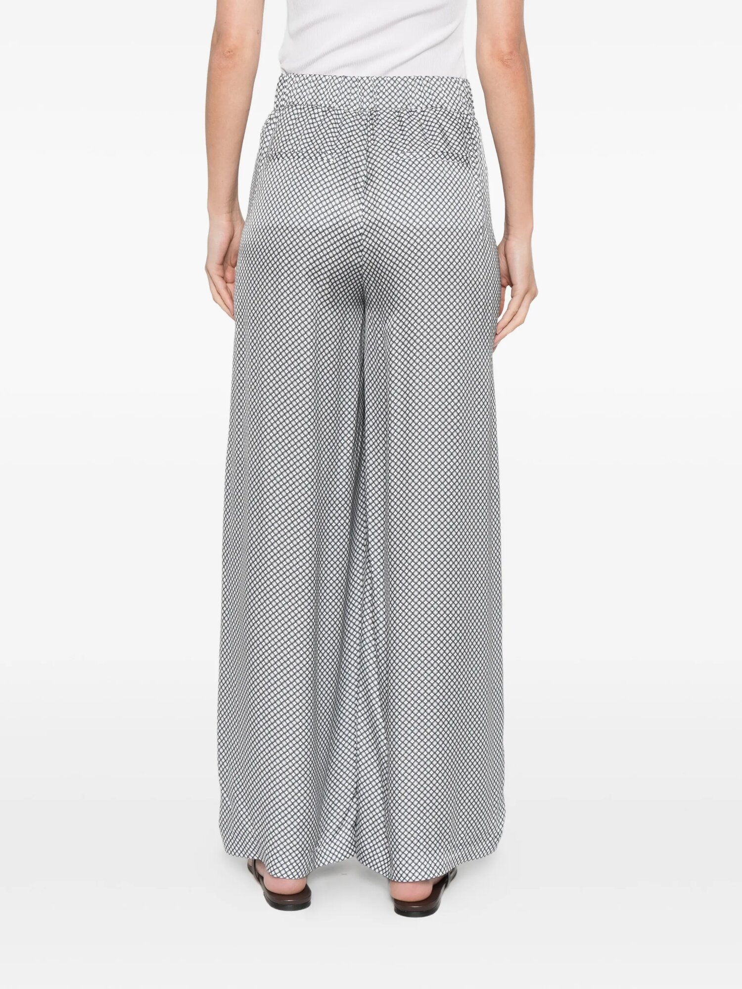 Брюки PESERICO Patterned side stripe trousers, размер 44, white — фото 1
