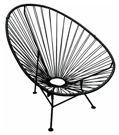 Садовое кресло M-group "Ракушка", чёрный