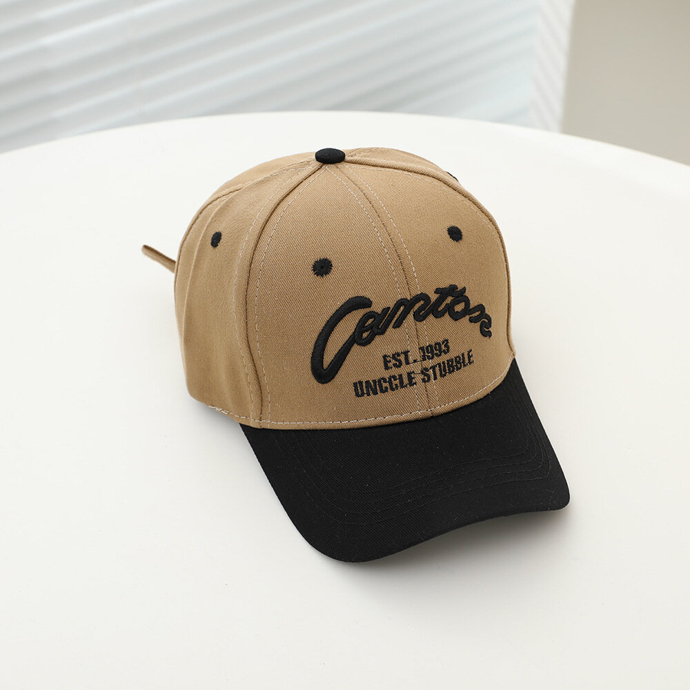 DIY Кепка Детская Буква Вышитая Винтажная Бейсболка Хлопок