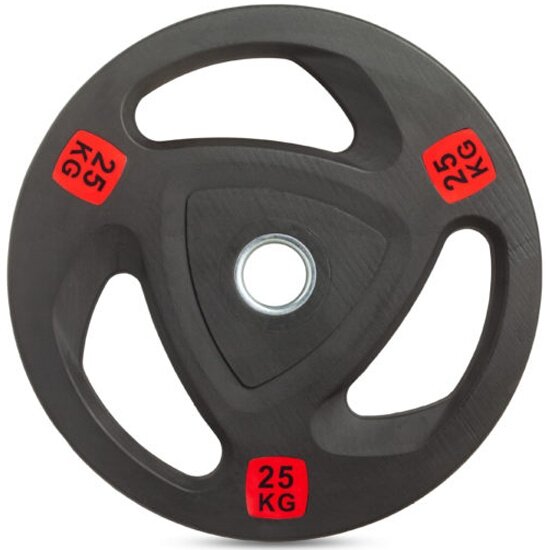 Диск Victoryfit 51 мм. NEO обрезиненный с 3-мя хватами 25 кг (модель D3)