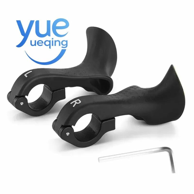 Велосипедные рули, эргономичный дизайн, руль для горного велосипеда, нейлоновая внутренняя ручка, 22,2 мм, крышка ручек