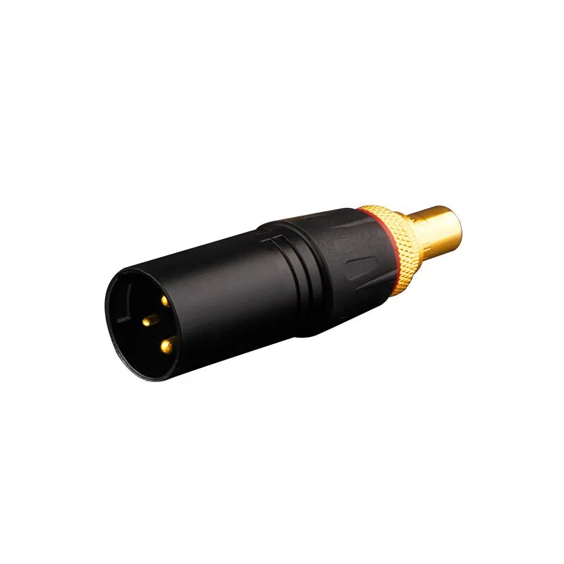 XLR 3-контактный аудиоконвертер RCA черный Male 1pair