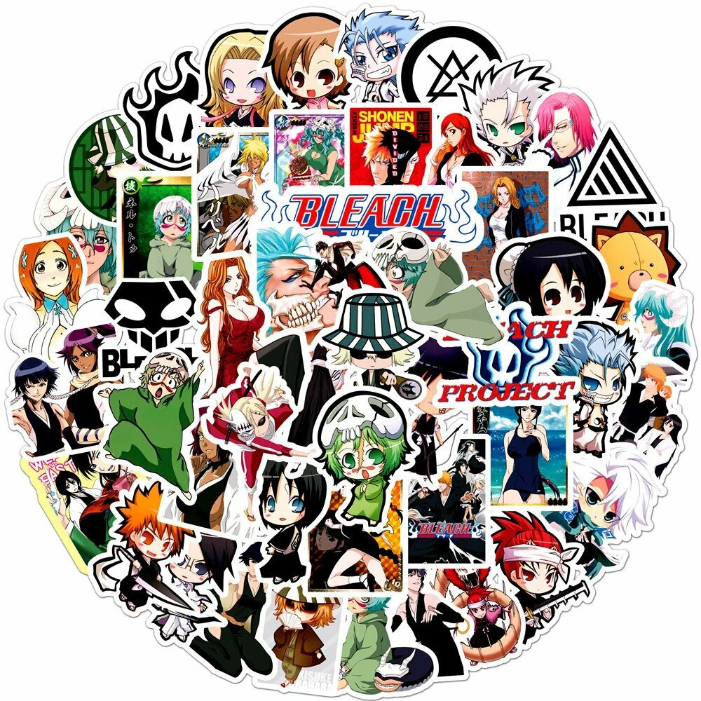 Наклейки BLEACH Куросаки Ичиго, 50PCS