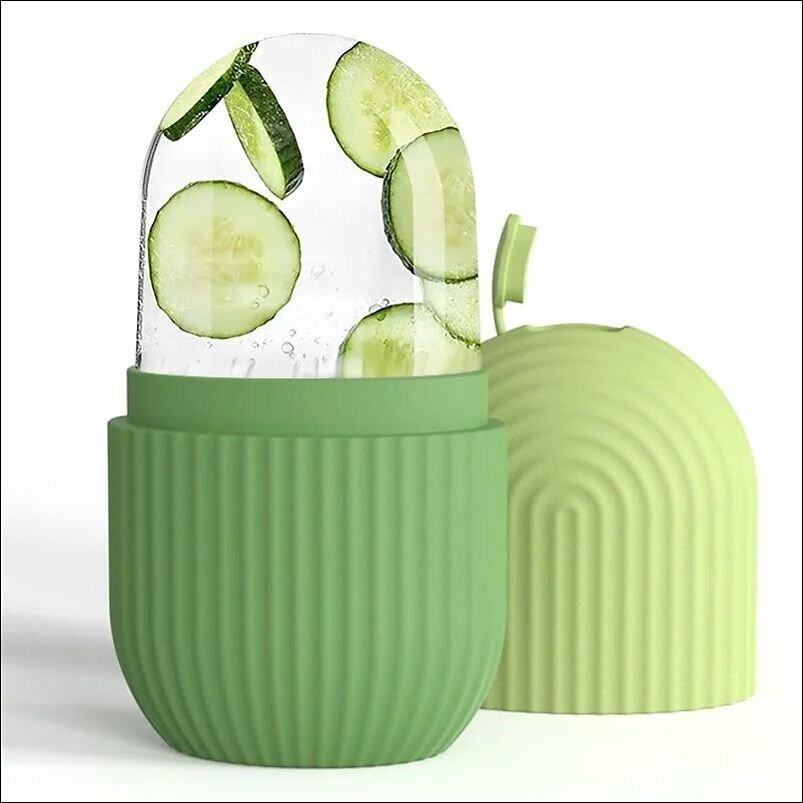 Массажер для лица и зоны декольте / косметический лед / криомассажер