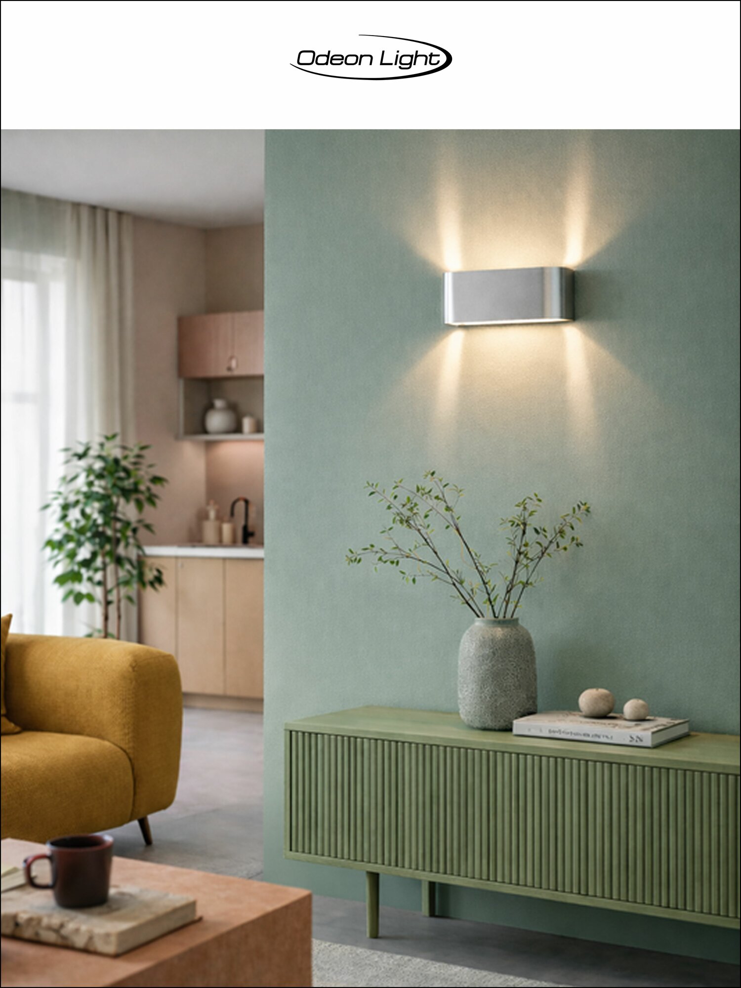 Настенный светильник бра светодиодный Odeon Light 4217/4WL Magnum, 4Вт, 3000К