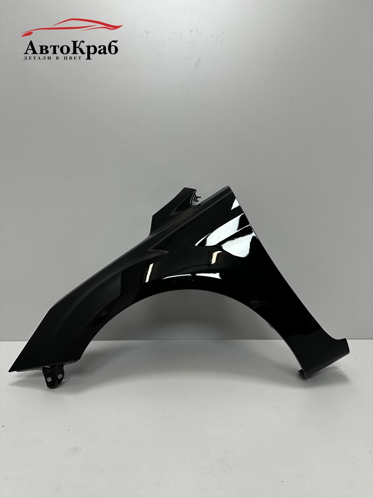 Крыло переднее левое в цвет для Форд Фокус 2 рестайлинг 2007 - 2011 г. JAYC - черный