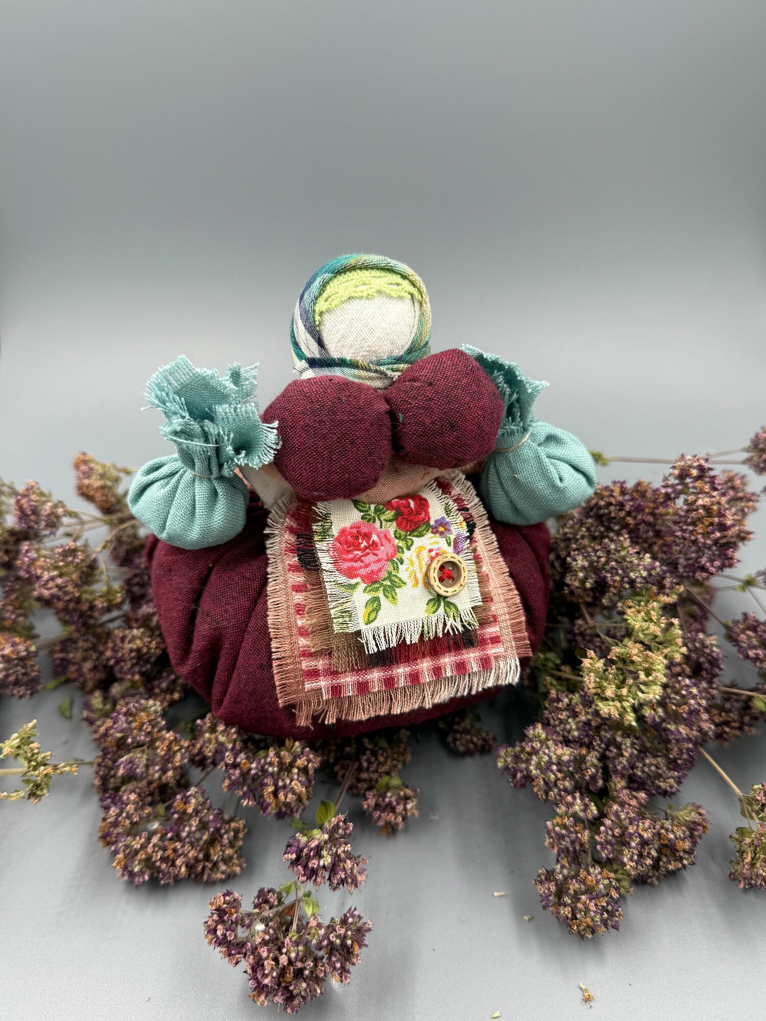 Кукла оберег Кубышка травница