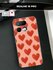 Чехол на Realme 16 Pro / Реалме 16 Про с принтом Алые сердца паттерн