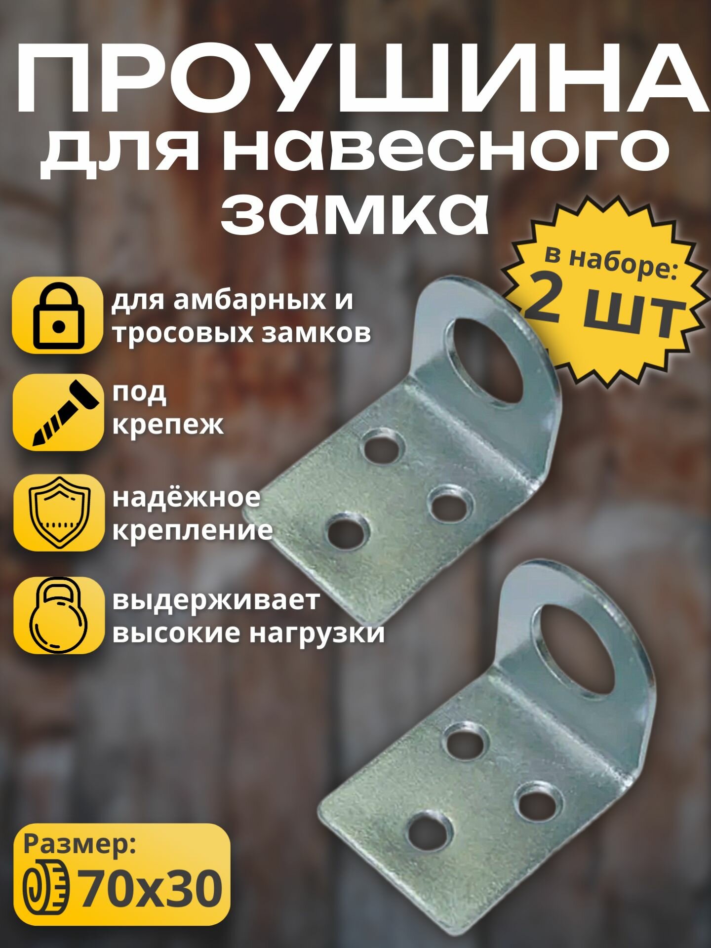 Проушина 70*30 с2 шт