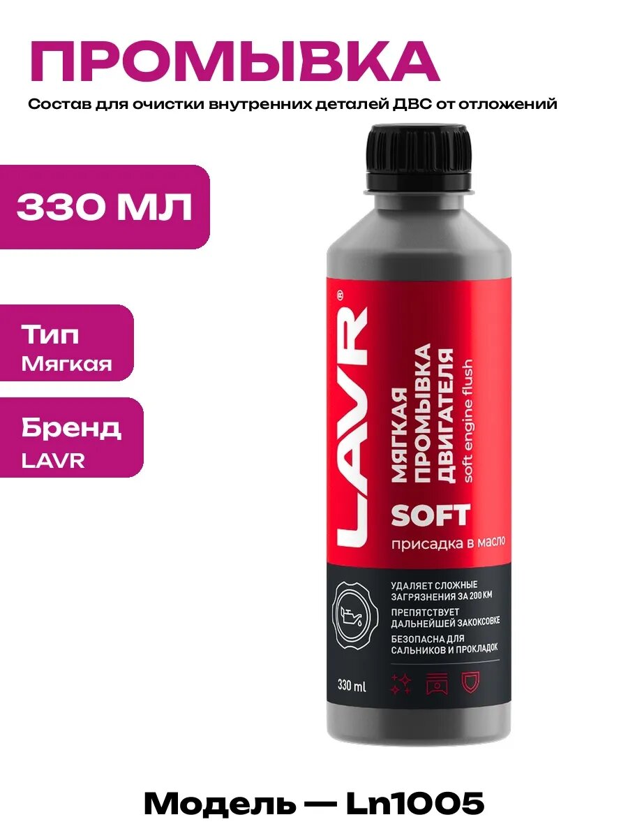Средство Ln1005 для промывки двигателя от загрязнений 0.33