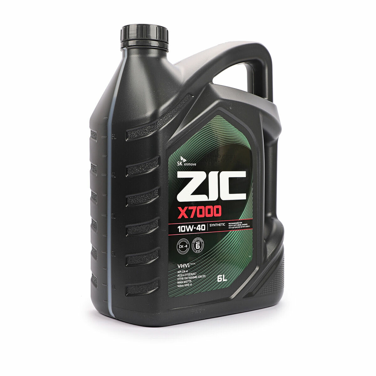 Масло Моторное Zic X7000 Ck-4 10W-40, 6Л, Синт, Ck-4/Cj-4, E11/E9/E7, M 3775, Vds-4, …(Zic 172142)