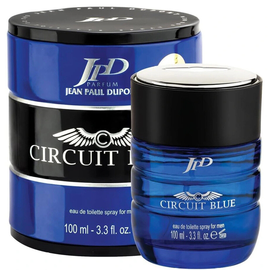 Парфюмерная вода для мужчин Jean Paul Dupont Circuit Blue 100 мл / Духи Жан Поль Дюпонт Серкит Блю