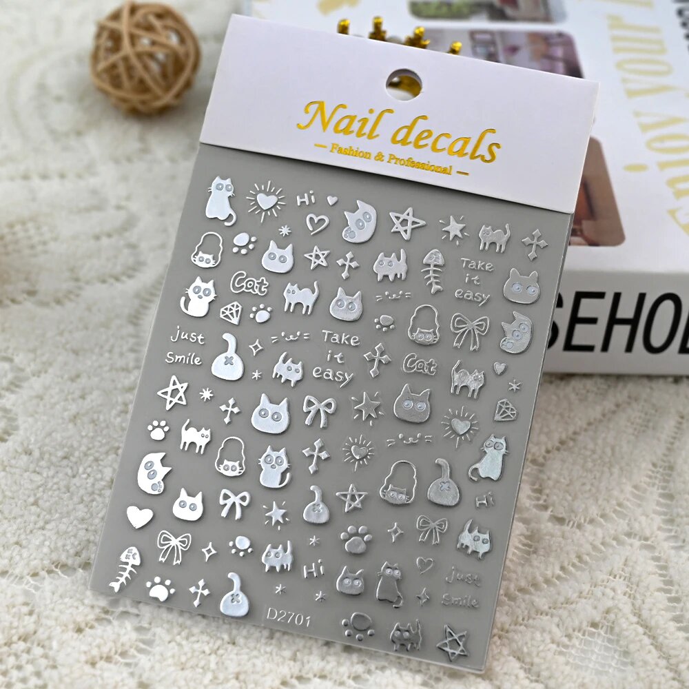 Наклейки для ногтей MAFANAILS, NKS327-01-1