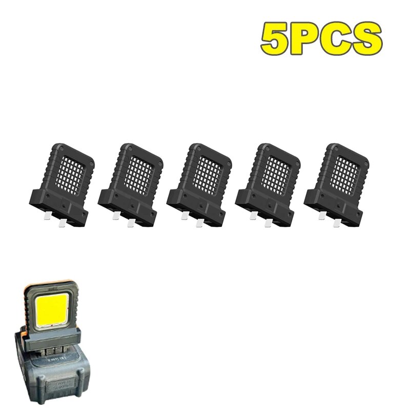 Карманный фонарик LED черный пластик Black-5PCS