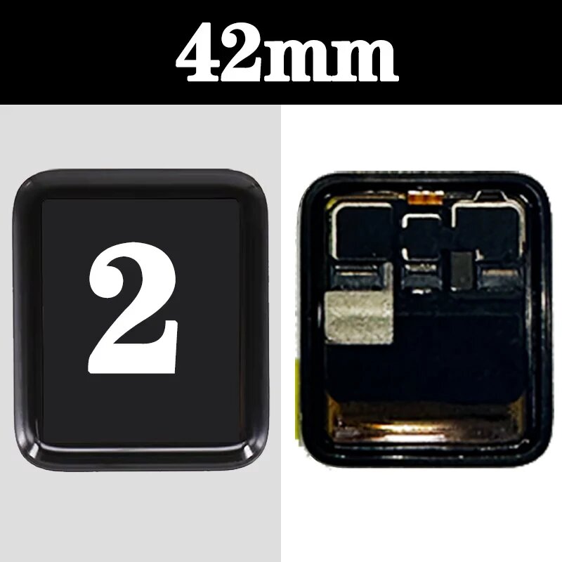 OLED-дисплей для Apple Watch Series 1, 2, 3, 4, 5, 6, SE, 7, сенсорный экран, Series-2-42mm