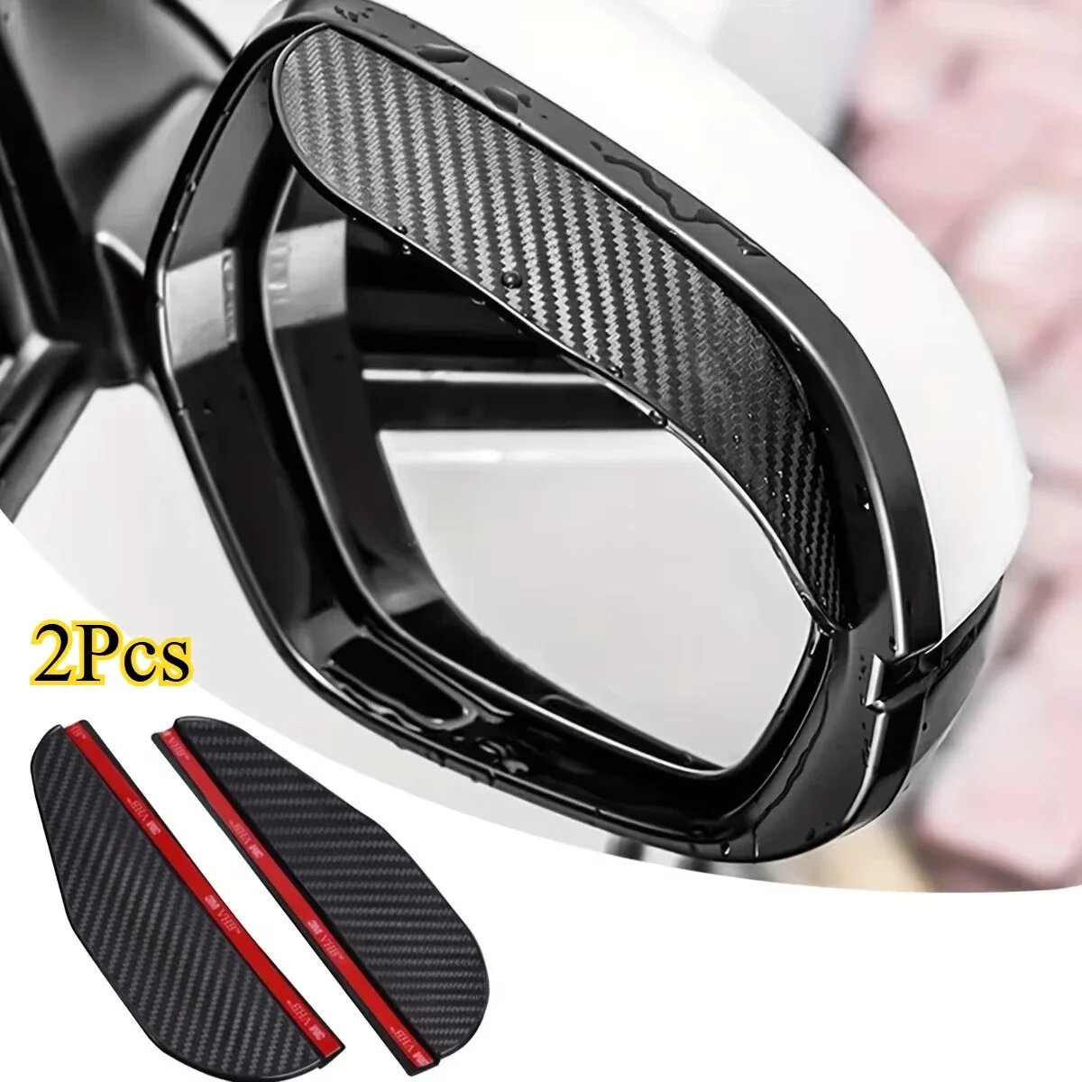 2 шт./компл. Pincuttee зеркальный козырек от дождя для бровей, боковое зеркало от дождя