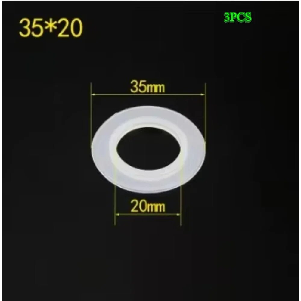 Силиконовые кольца для слива раковины 3шт 35x20mm