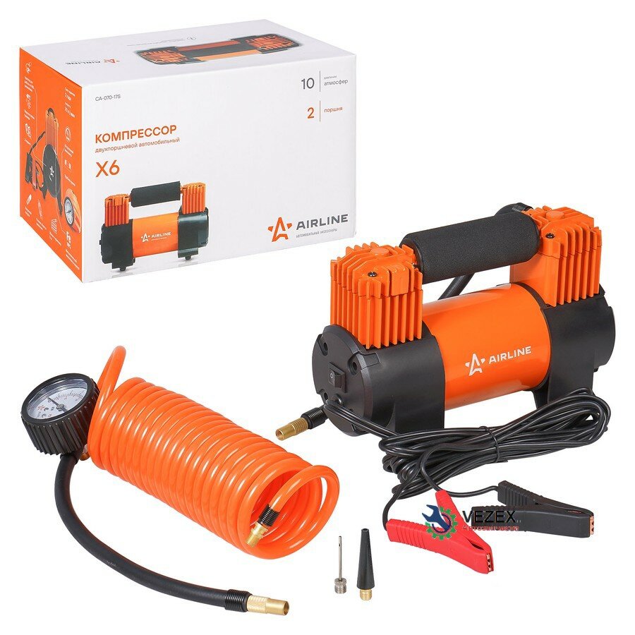 AIRLINE CA-070-17S Насос для подкачки шин