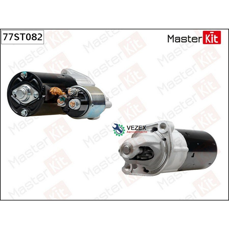 MASTERKIT 77ST082 Стартер MERCEDES W203/W211/W220 2.3-3.5 1.4kw (1.4kw) Masterkit