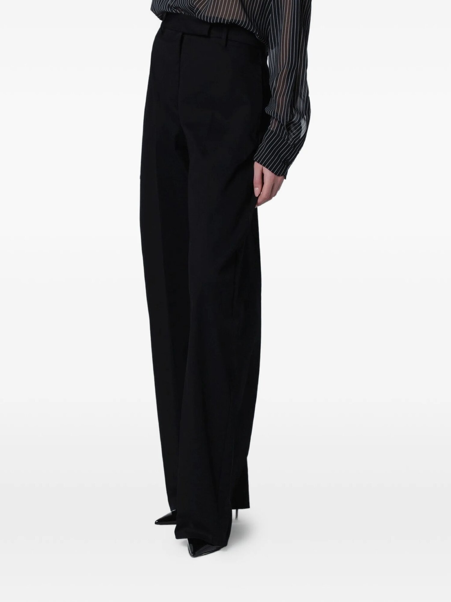 Брюки TheLatest Wide-leg trousers, размер 38, black/black — фото 1
