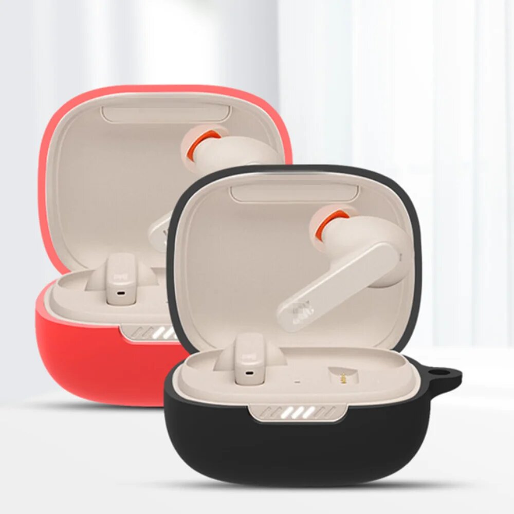 Чехол для наушников JBL LIVE PRO+ силиконовый SELF-DEV Red