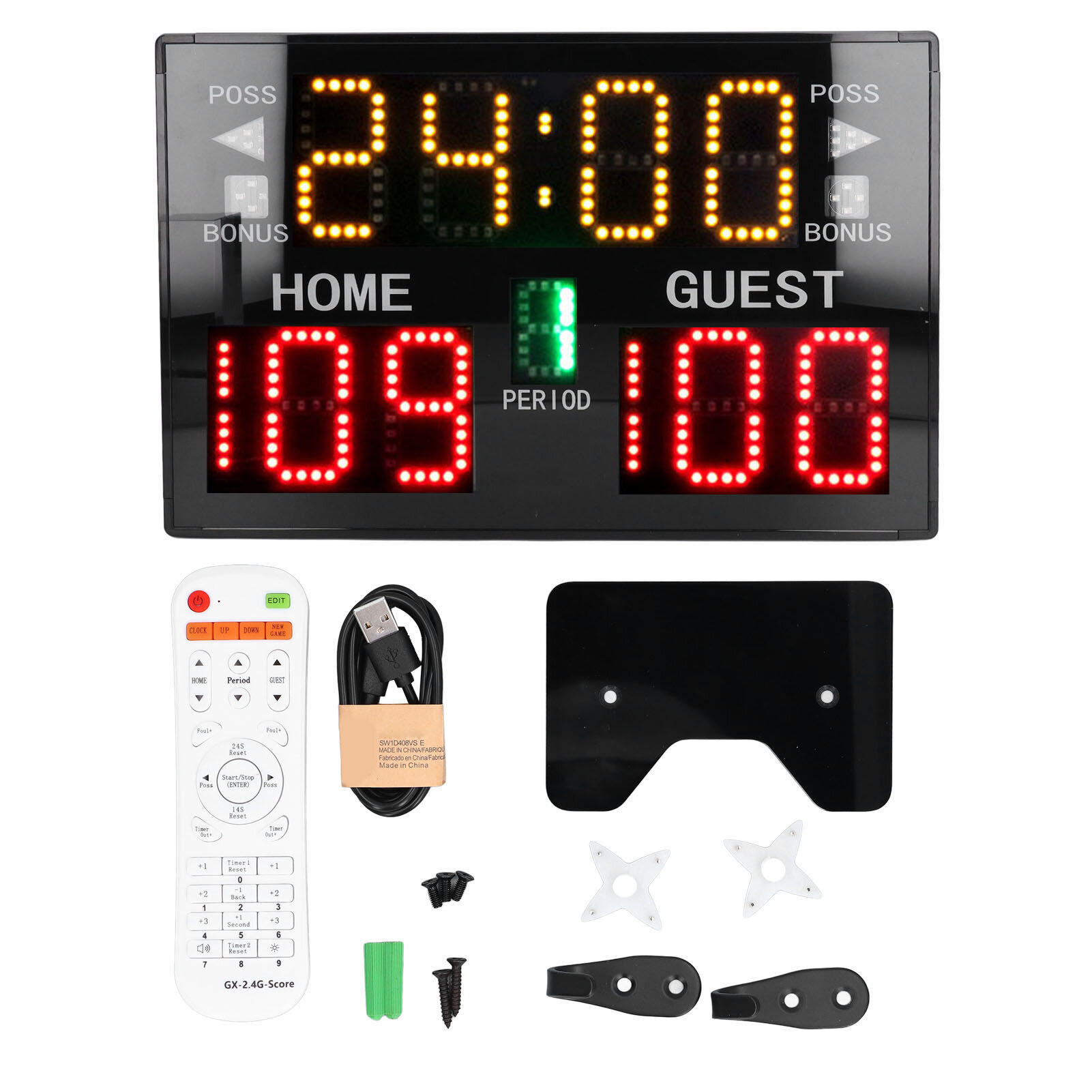 Электронное настольное табло с 11 цифрами и светодиодным экраном для баскетбола, волейбола, борьбы, игр в помещении и тренировок.