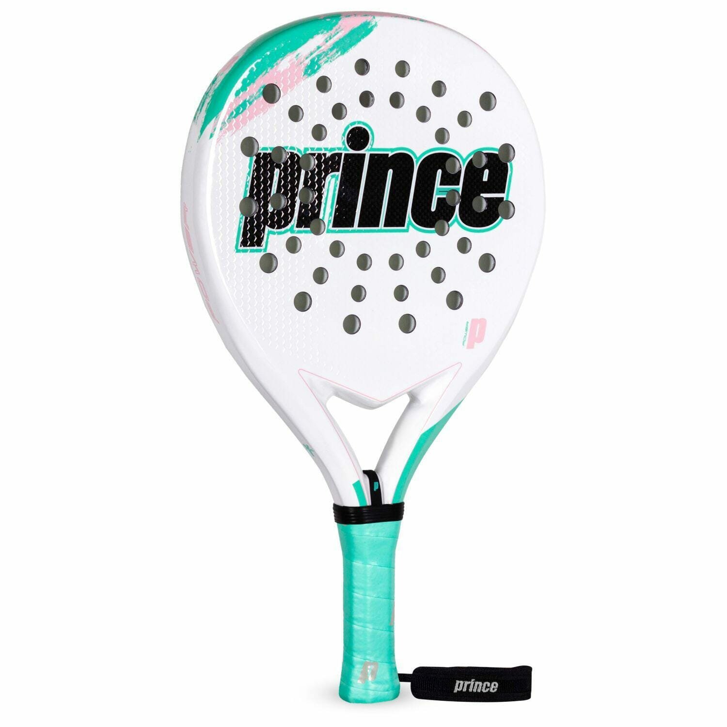 DECATHLON Ракетка для падел тенниса Prince Quartz V2, белый, вес 356-360 г
