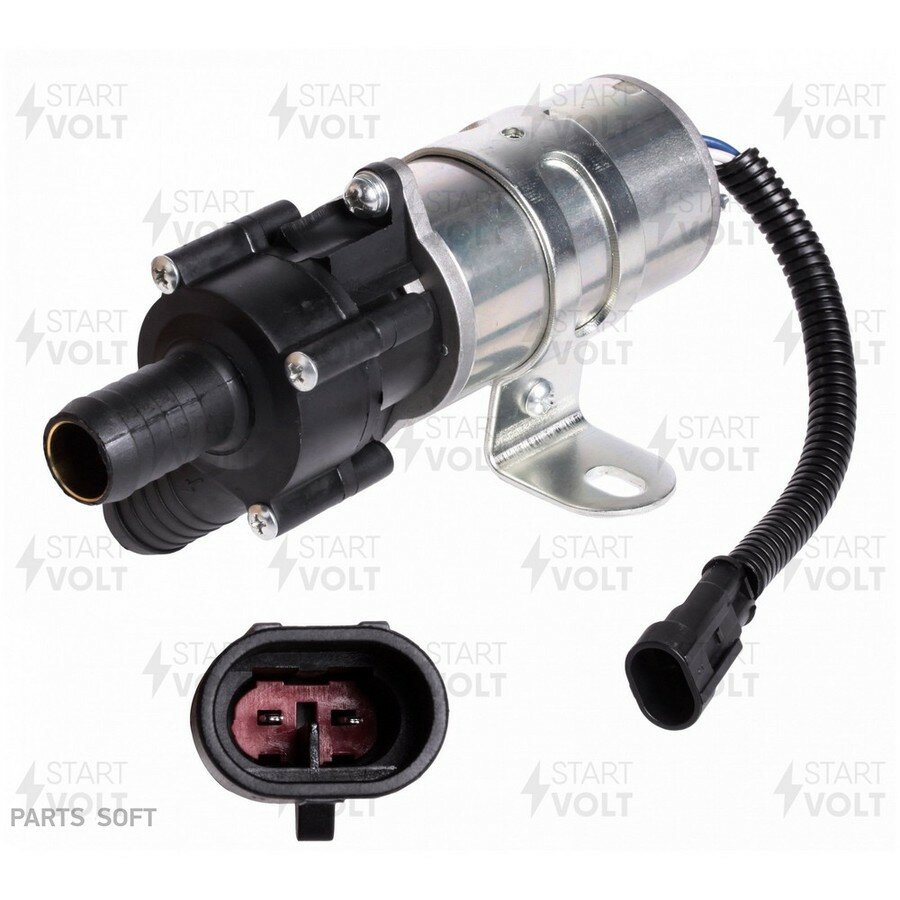 STARTVOLT VPM0321 Насос отопителя доп. электр. (18мм, 12В, евроразъём) ГАЗ 3302