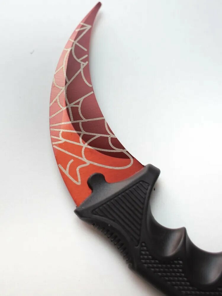 Нож Керамбит тренировочный 19см, Лезвие металл не заточенное, керамбит не заточенный, игрушечный