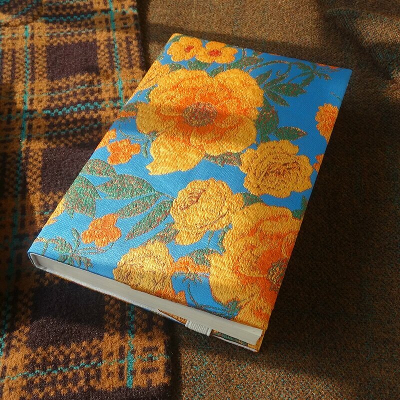 Обложка для блокнота с цветовыми блоками, формат А5/А6, тканевая, текстурированная, прочная, оригинальная тканевая