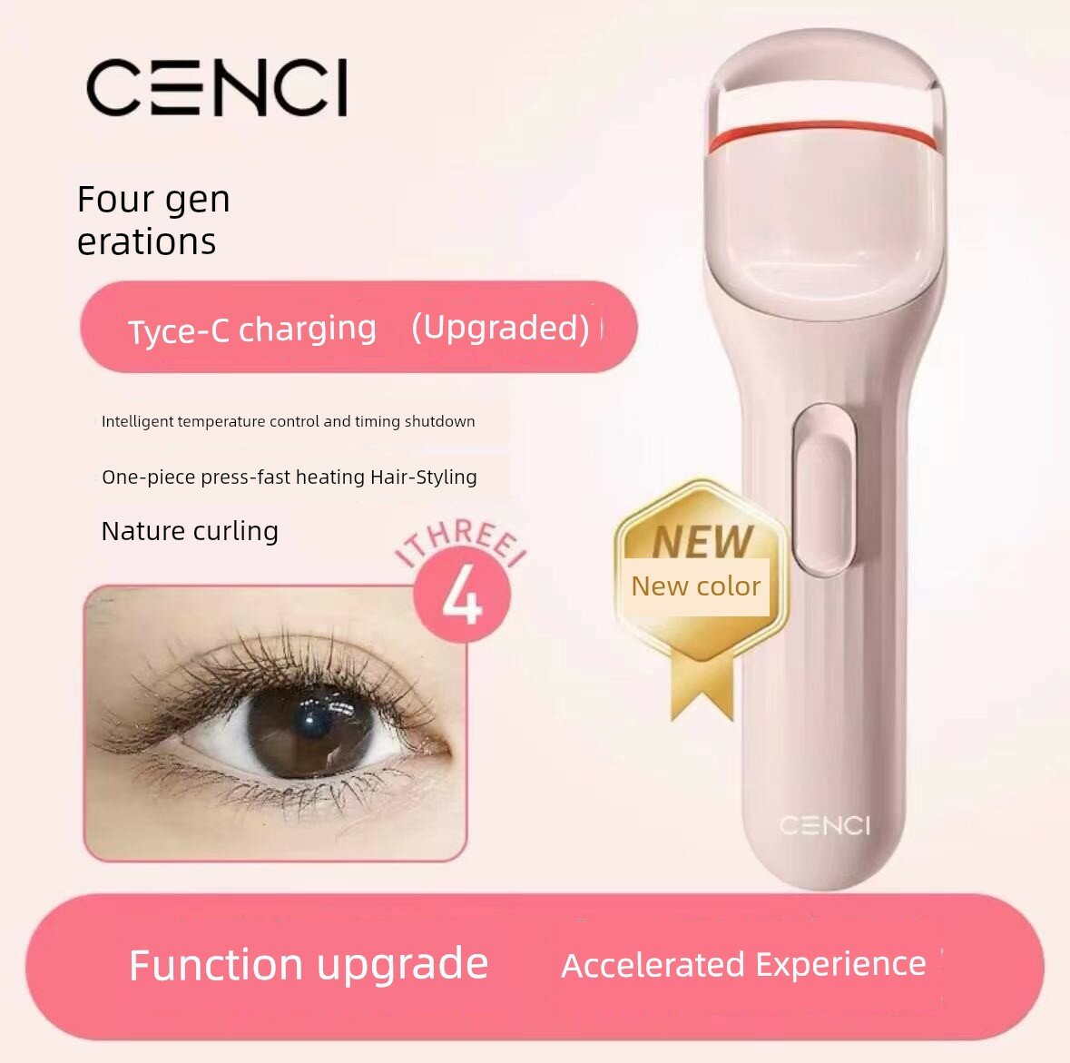 Cenci4Pro щипцы для завивки ресниц электрические щипцы для завивки ресниц с подогревом электрические щипцы для завивки